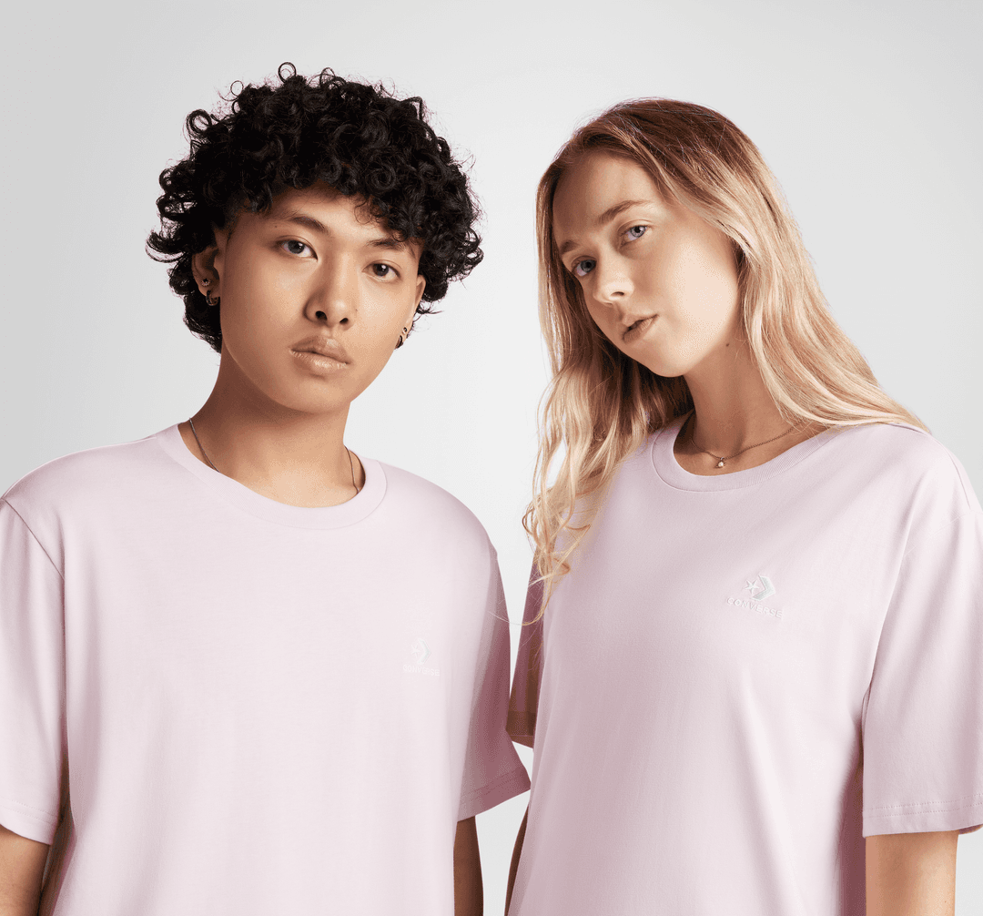 Converse Go-To Embroidered Star Chevron Standard-Fit T-Shirt Summit ...